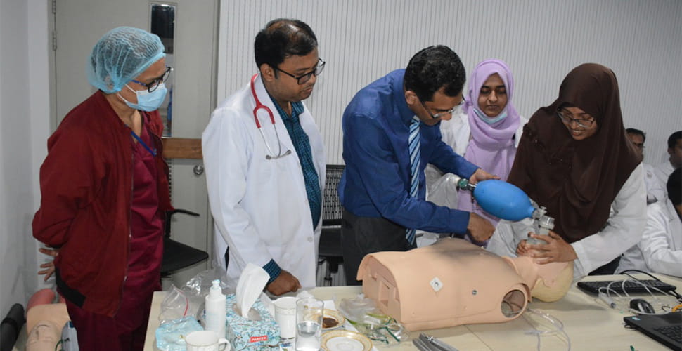 CPR training conducted by Dr Muhammad Hasan Andalib, Coordinator ...
